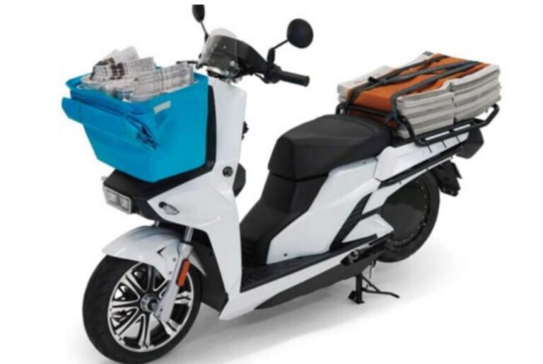 Skuter Kargo Listrik Aidea AA-Wiz dengan Jangkauan 123 km Baterai 3 ...