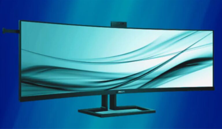 Philips 45B1U6900C SuperWide Curved Monitor dengan lLyar Fish Eye 44,5 ...