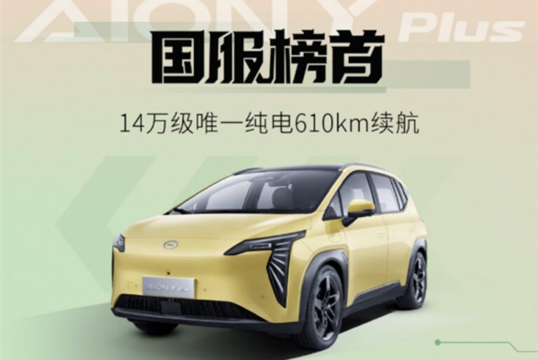 Model GAC AION Y Plus Electric SUV 2023 dengan Jangkauan 610 Km ...