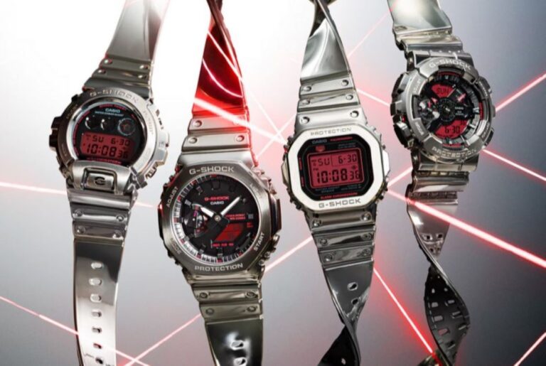 Casio Luncurkan G-Shock Baru dengan Lapisan Metalik dan Layar Merah ...